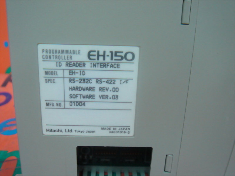 HITACHI PROGRAMMABLE CONTROLLER ID READER INTERFACE EH-ID