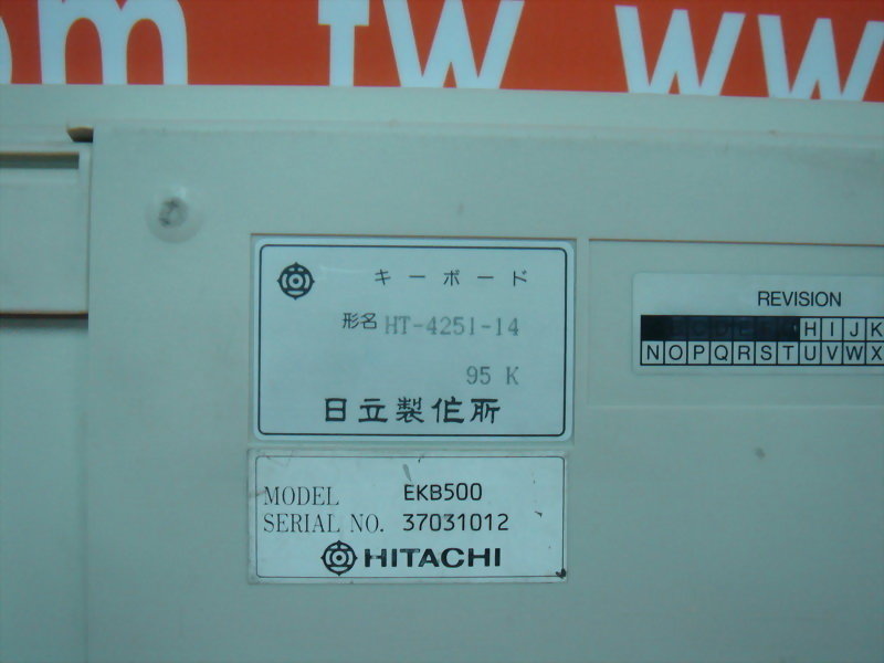 HITACHI KEYBOARD EKB500