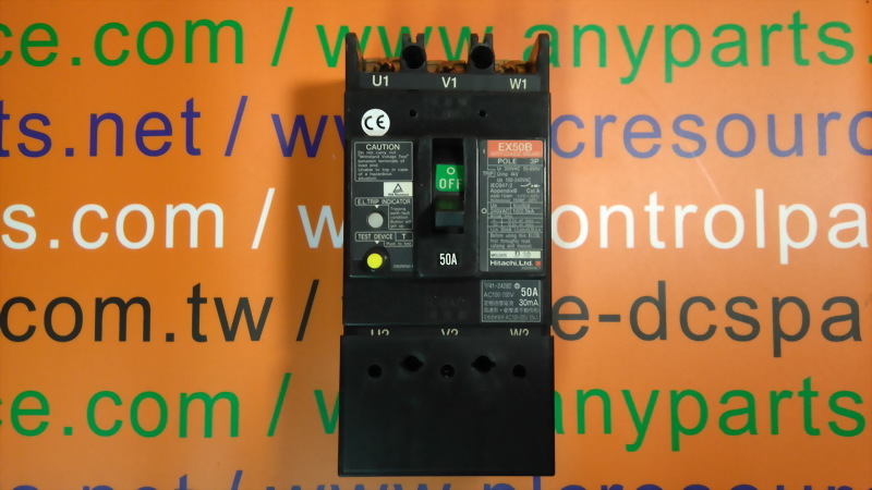 HITACHI EX50B EARTH-LEKAGE BREAKER AC100-200V