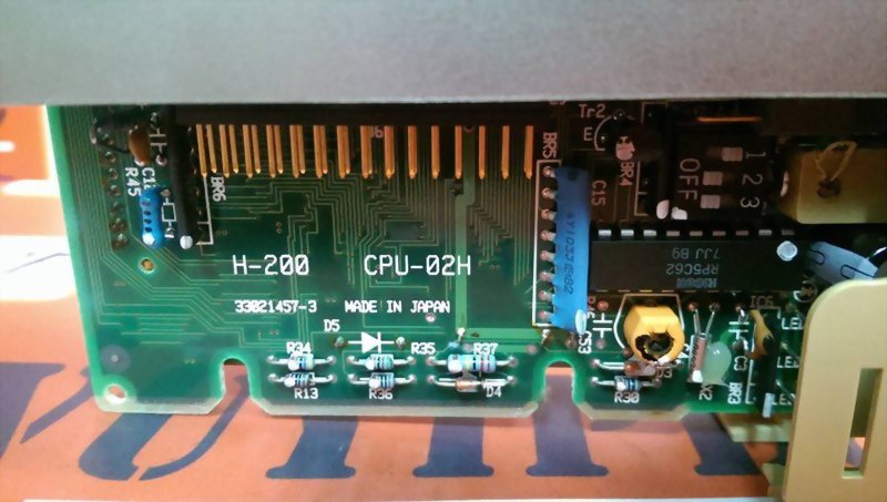 HITACHI PLC CPU MODULE CPU-02H H-200