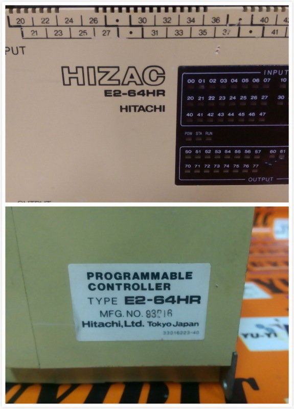 HITACHI E2-64HR PROGRAMMABLE CONTROLLER