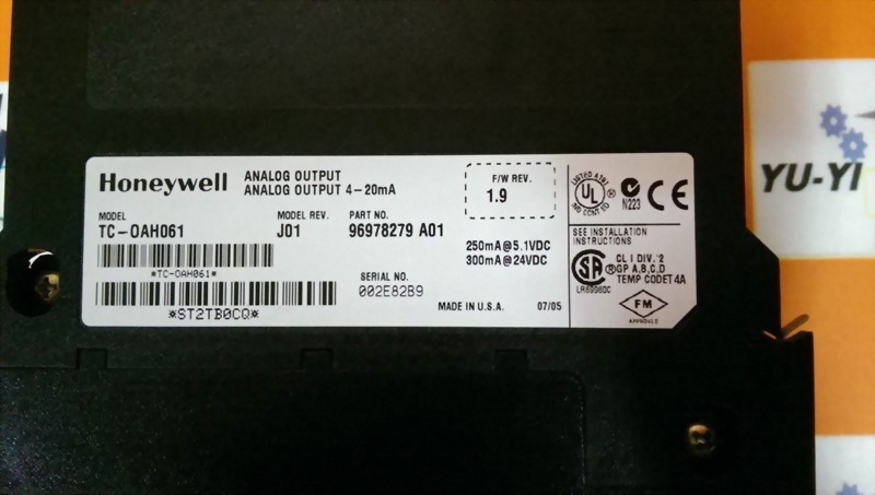 HONEYWELL EXPERION TC-OAH061 ANALOG OUTPUT 4-20MA
