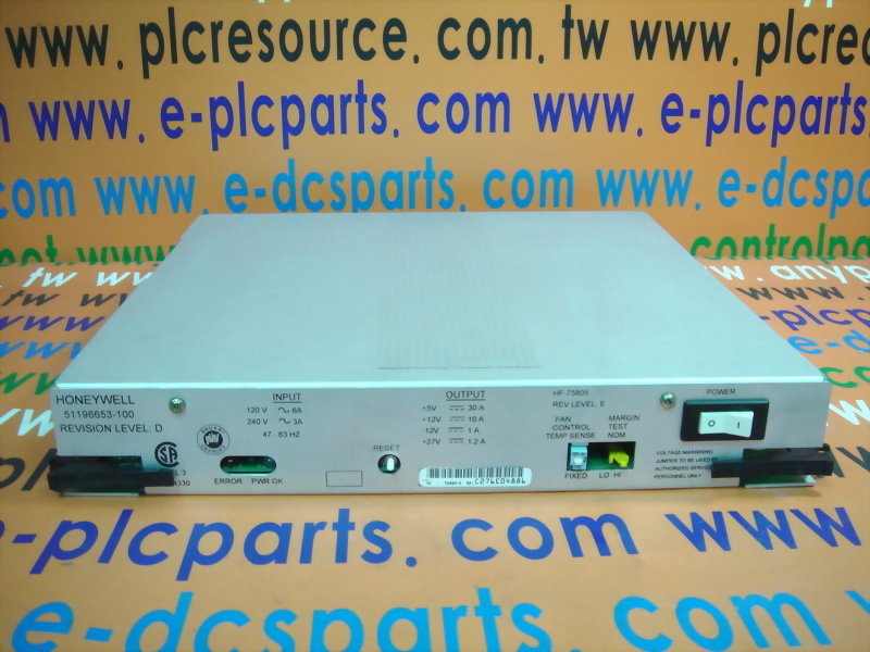 HONEYWELL DCS / PLC SERIES(1)：TDC2000/TDC3000,621 I/O SYSTEM,51196653 ...