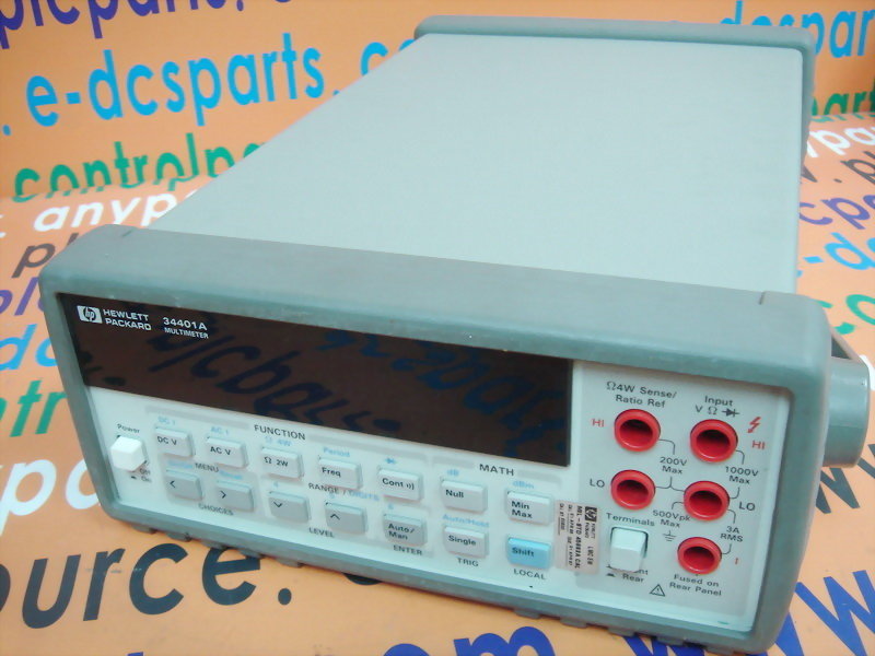 HP AGILENT 34401A DIGITAL MULTIMETER, 6.5 DIGIT (GPIB)