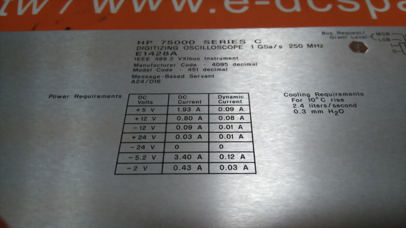HP E1428A HP 75000 SERIES C