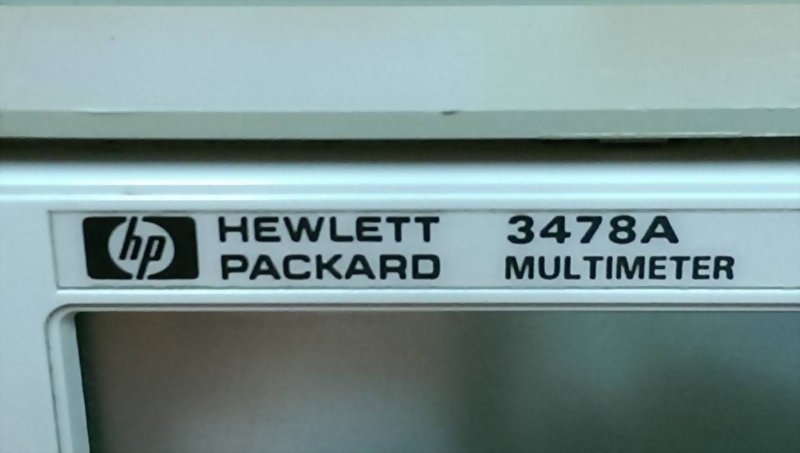 HP MULTIMETER 3478A