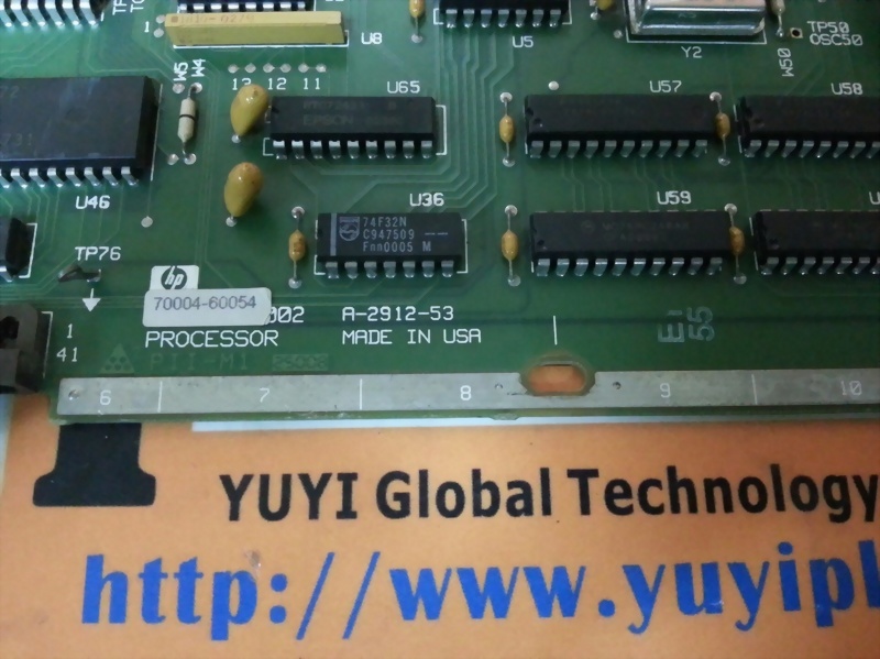 HP 70004-60054 PROCESSOR A-2912-53 PII-M1 BOARD