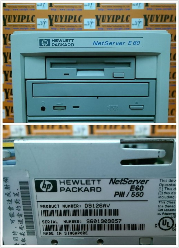 HP NETSERVER E60 PIII/550 MHZ