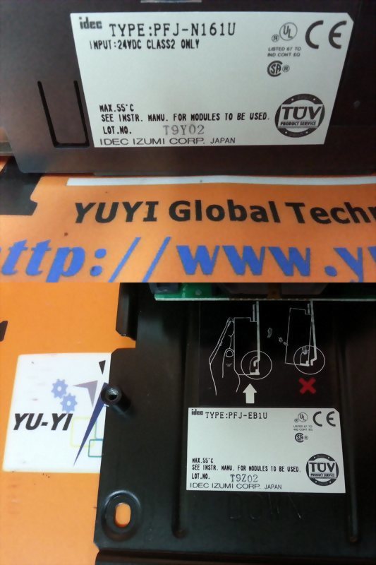 IDEC IZUM PFJ-N161U INPUT / PFJ-EB1U EXPANSION BOARD