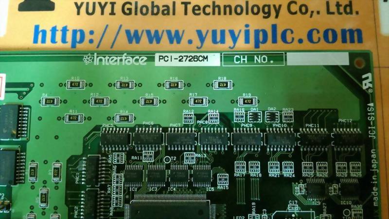 INTERFACE PCI-2726CM DATA ACQUISITION CARD
