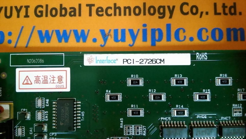 INTERFACE PCI-2726CM NOP OM-2 PCI CARD (N2062086)