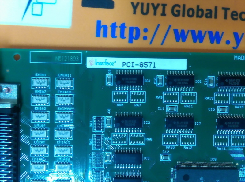 INTERFACE PCI-8571 BOARD