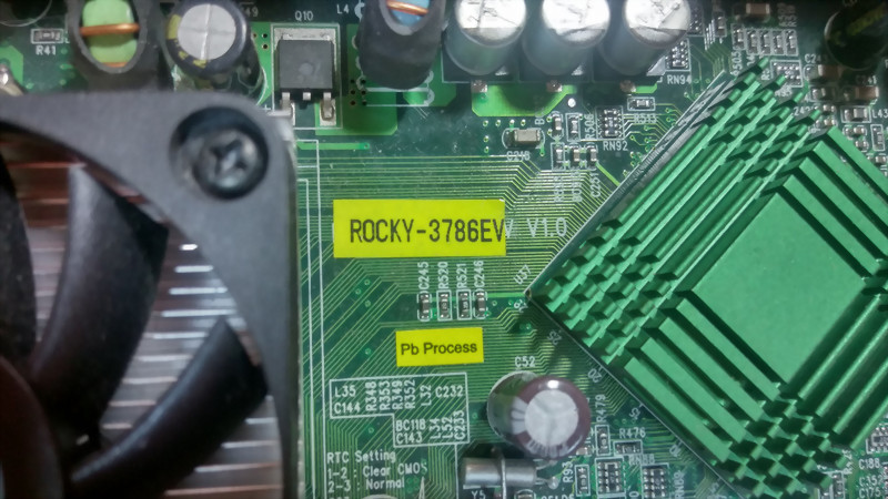 IEI ROCKY-3786EV V1.0 CPU CARD WITH PC133 256MB COMPUTER RAM