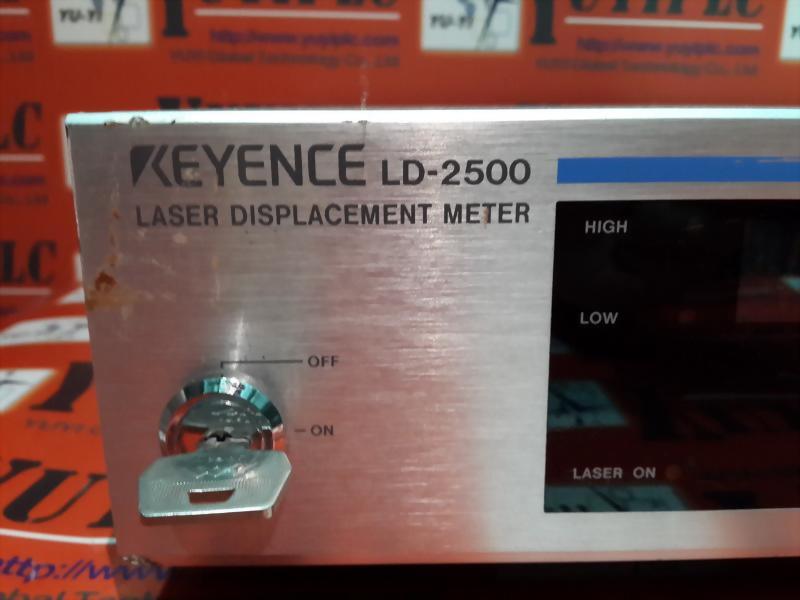 KEYENCE LD-2500 LASER DISPLACEMENT METER