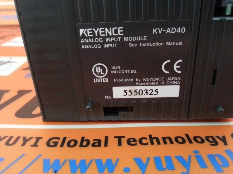 KEYENCE KV-AD40 ANALOG INPUT MODULE