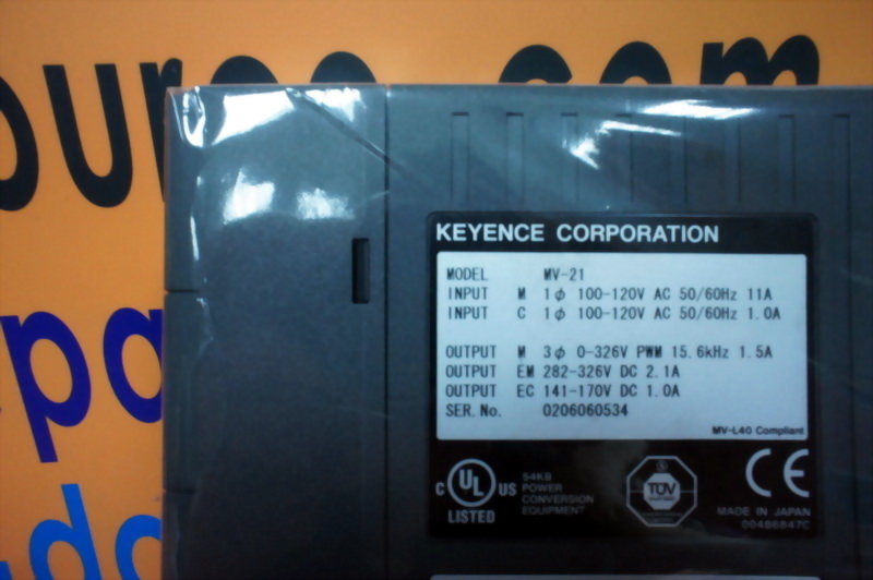 KEYENCE MV-21 MV21 SERVO DRIVE AMPLIFIER
