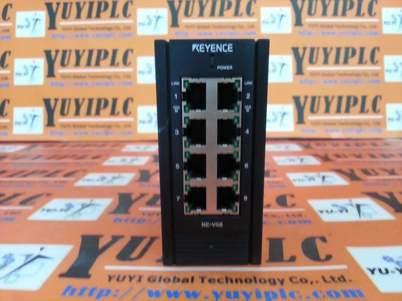 KEYENCE NE-V08 8PORT FAST ETHERNET SWITCH