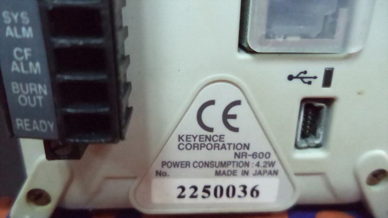 KEYENCE NR-600
