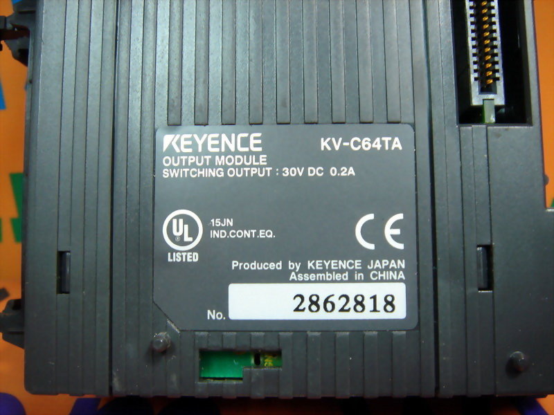 KEYENCE PLC KV-C64TA OUTPUT MODULE