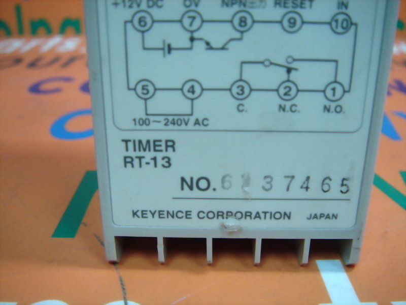 KEYENCE TIMER RT-13