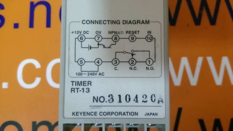 KEYENCE TIMER WITH HIGH VISIBILITY AND USABILITY RT-13