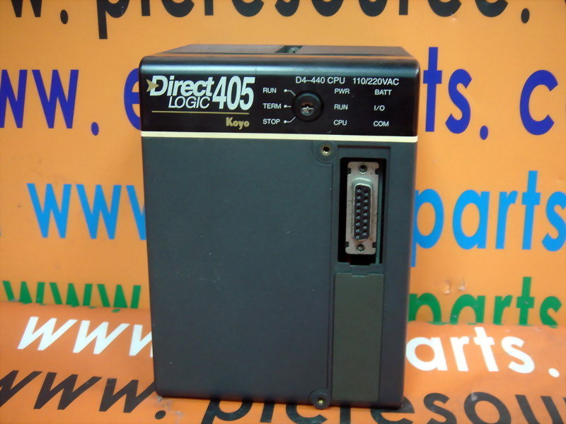 KOYO DIRECTLOGIC405 D4-440 CPU MODULE AC POWER SUPPLY 2PORT