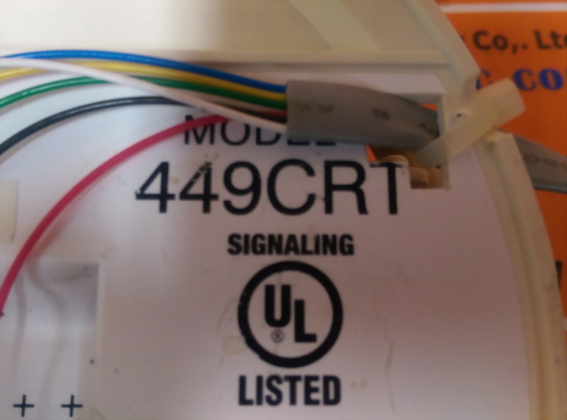 LASER PARTS GE 449CRT SMOKE-AUTUMATIC FIRE DETECTOR