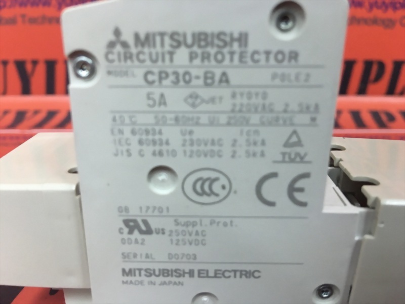 MITSUBISHI CP30-BA 5A CIRCUIT PROTECTOR