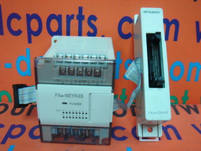 MITSUBISHI FXON-16EYR-ES/UL W/FX2N-CNV-1F