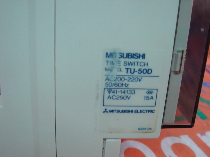 MITSUBISHI TU-50D TIME SWITCH