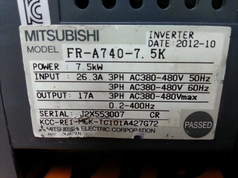 MITSUBISHI FREQROL-A700 FR-A740-7.5K FREQUENCY INVERTER