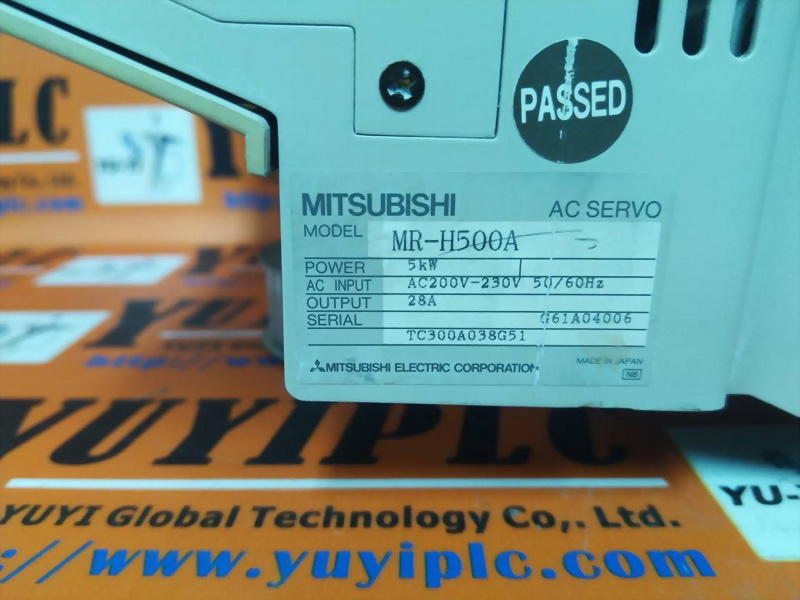 MITSUBISHI MR-H500A AC SERVO AMPLIFIER 5KW 200-230VA