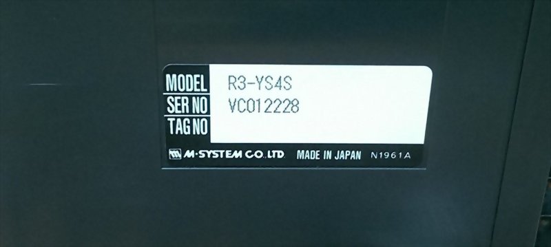 M-SYSTEM R3-YS4S H CC-LINK IO MODULE