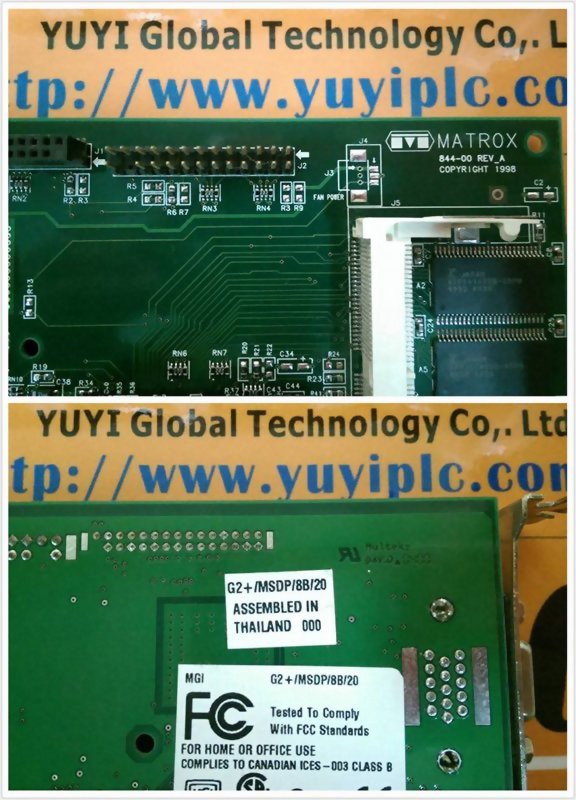 MATROX 844-00 REV.A PCI VIDEO CARD G2+/MSDP/8B/20