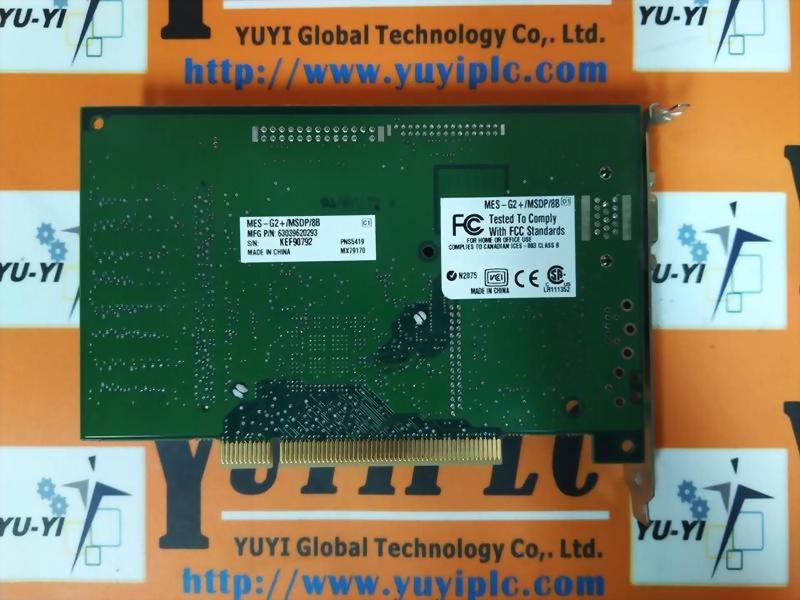 MATROX 844-00 REV_A VGA VIDEO CARD MES-G2+MSDP/8B