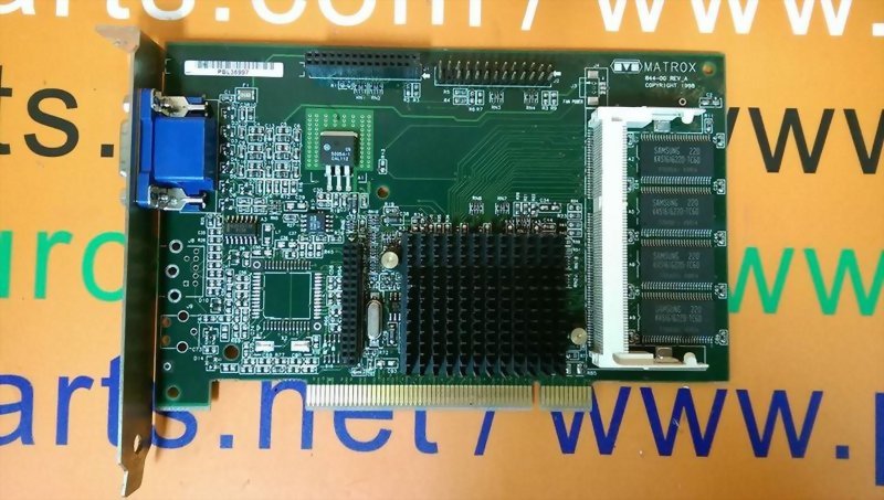 MATROX G200 VIDEO CARD 844-00 REV A G2+/MSDP/8B/20