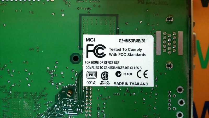 MATROX G200 VIDEO CARD 844-00 REV A G2+/MSDP/8B/20