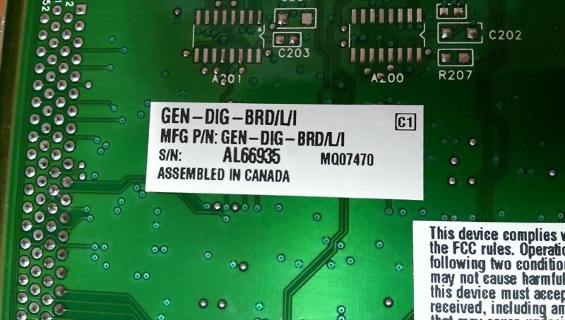 MATROX GRAPHIC BOARD GEN/F/64/8/STD W/ DIG/MOD ISA