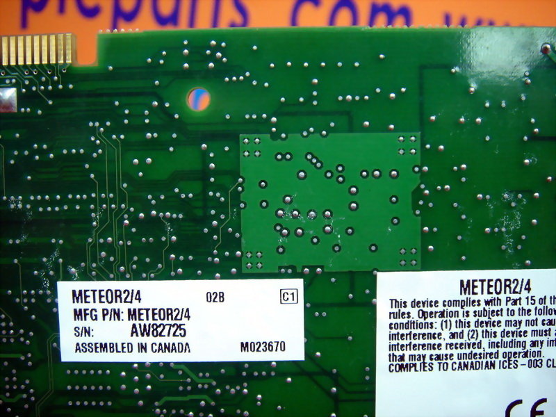 MATROX METEOR_11 750-02 REV.A PN: METEOR2/4