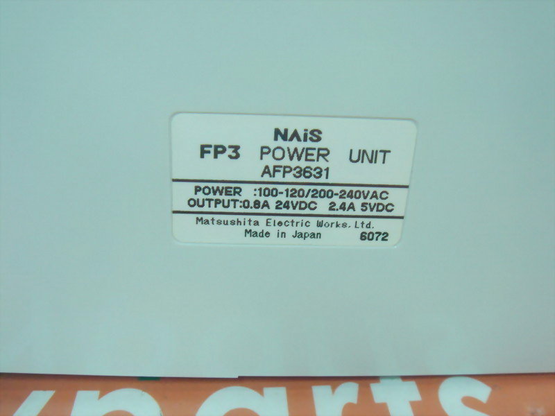 MATSUSHITA / OHKURA FP3 POWER UNIT AFP3631 / EC1105L01