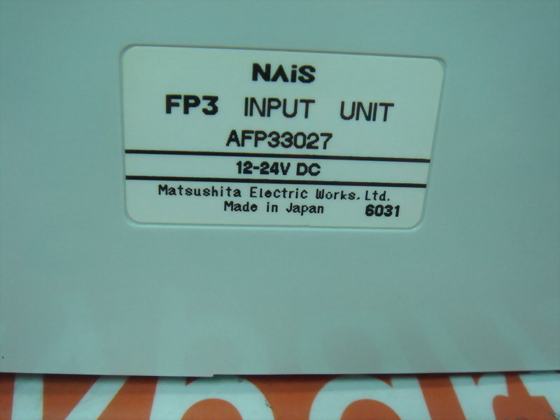 MATSUSHITA FP3 INPUT UNIT AFP33027