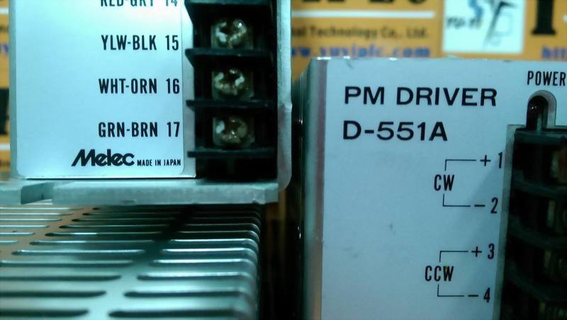 MELEC PM DRIVER D-551A SERVO STEPPER MOTOR DRIVE