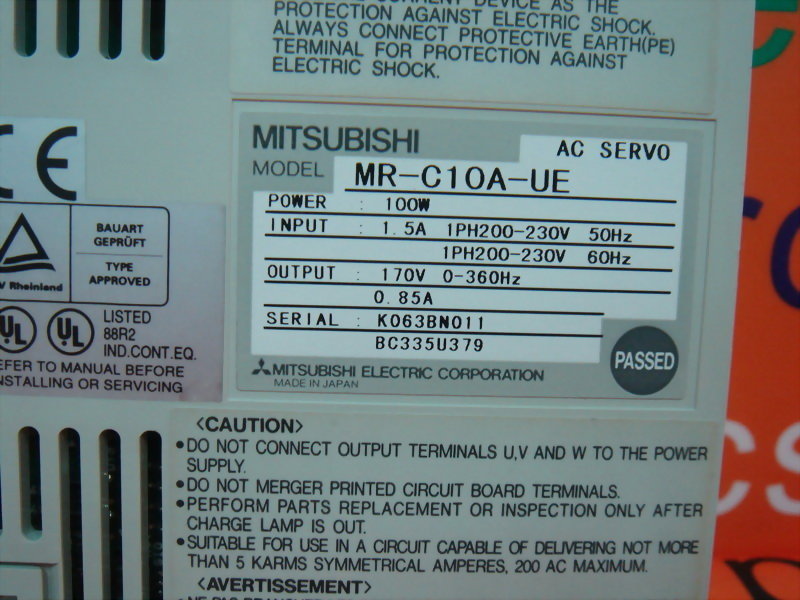 MITSUBISHI MR-C10A-UE