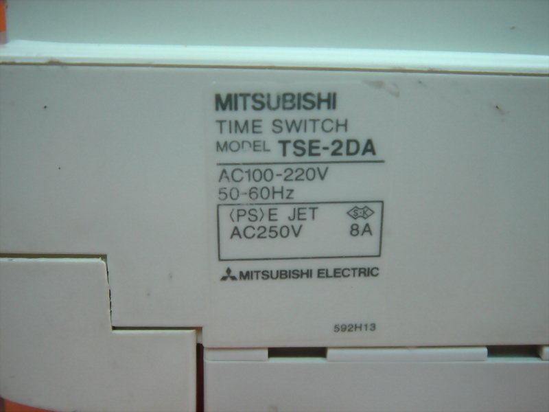 MITSUBISHI TIME SWITCH TSE-2DA
