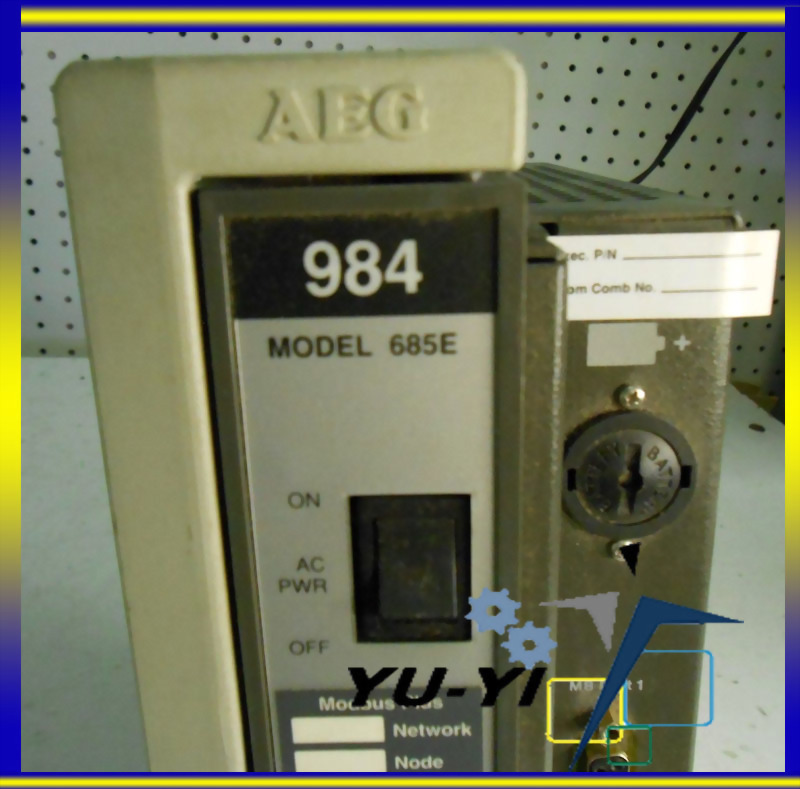 MODICON PROGRAMMABLE CONTROLLER SERIES 984 MODEL 685E PC-E984-685