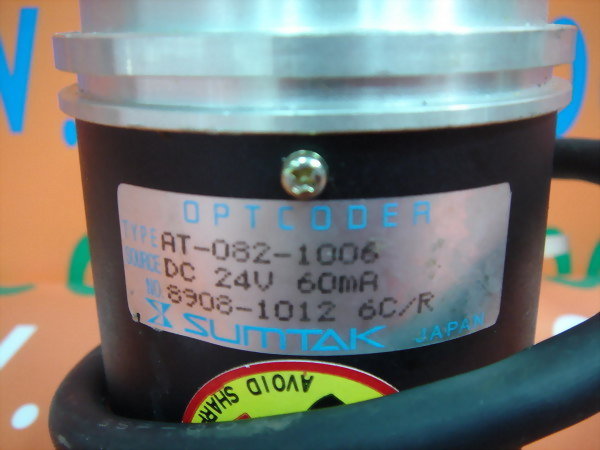 SUMTAK OPTCODER AT-082-1006 DC 24V 60MA NO.8908-1012 6C/R