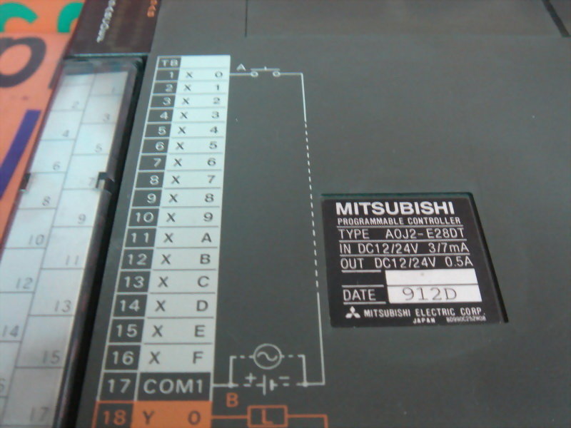MITSUBISHI A0J2-E28DT PROGRAMMABLE CONTROLLER