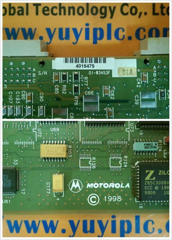MOTOROLA MVME 01-W3453F 01A VME CONTROL BOARD