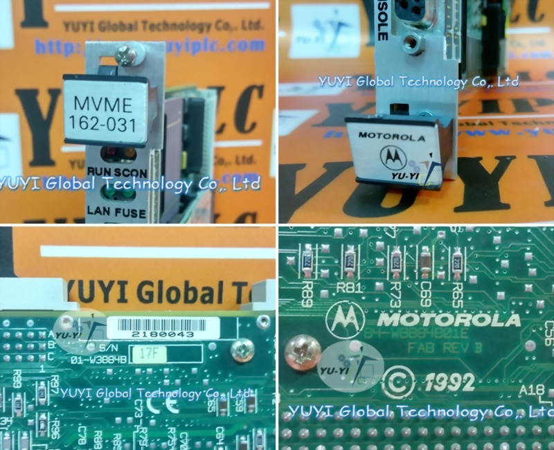 MOTOROLA MVME 162-031 SINGLE BOARD COMPUTER
