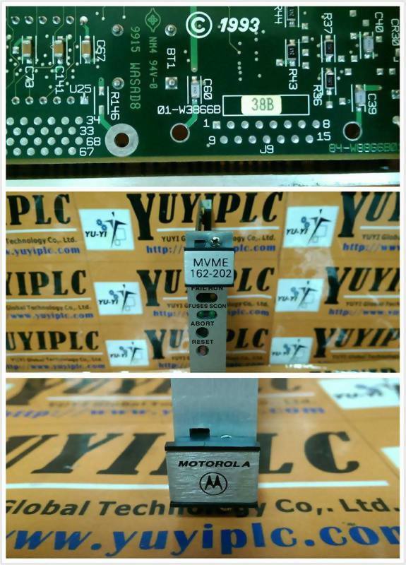 MOTOROLA MVME MVME 162-202 01-W3866B 38B VME BOARD